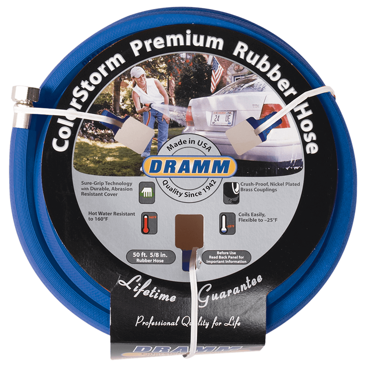 Dramm Garden Hose 100' - ⅝″ ⋆ GardenGrow.us